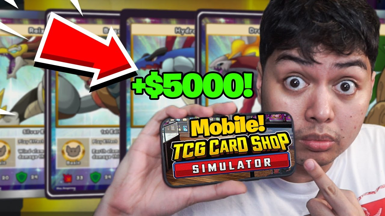 CELLPHONE SWERTE! | TCG Card Shop Simulator MOBILE! - YouTube