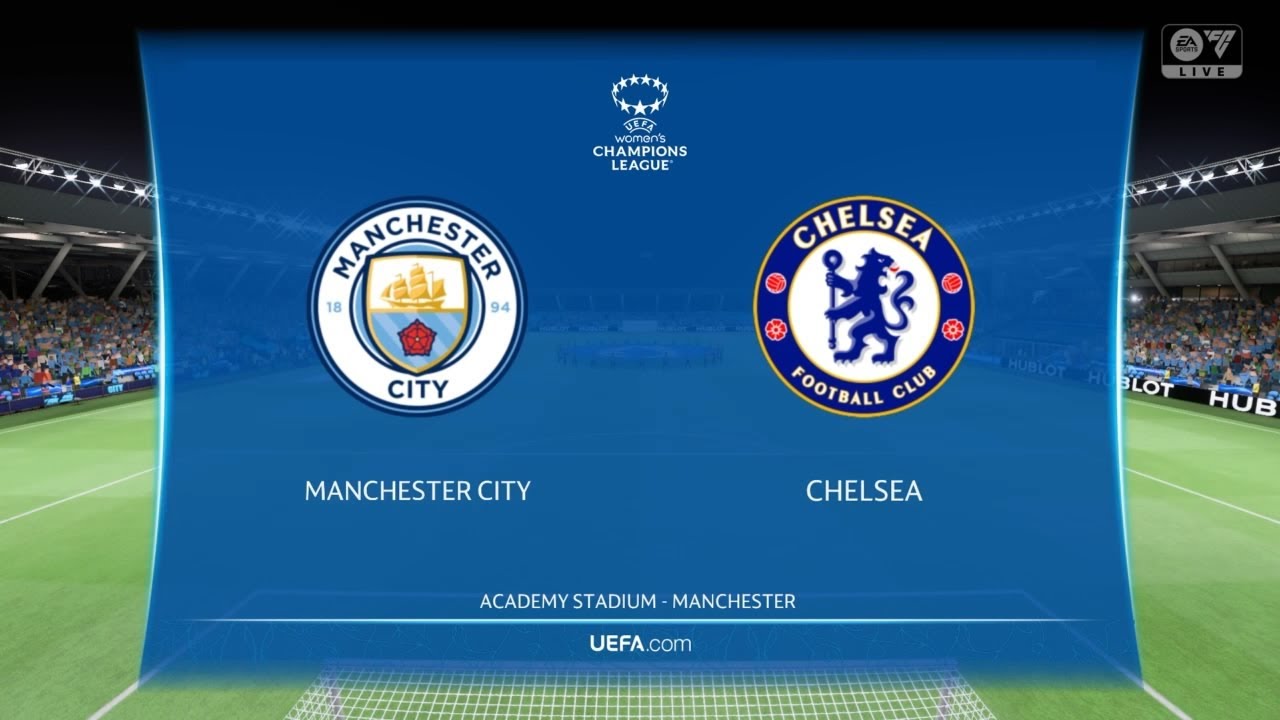 FC 25 | Man City W vs Chelsea W ⚽ Champions League Women ⚽ Full match ...