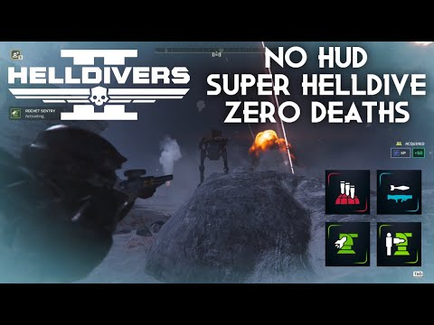Hardcore Super Helldive! | Solo, No Hud, Zero Deaths | Helldivers 2 (No Commentary) - YouTube