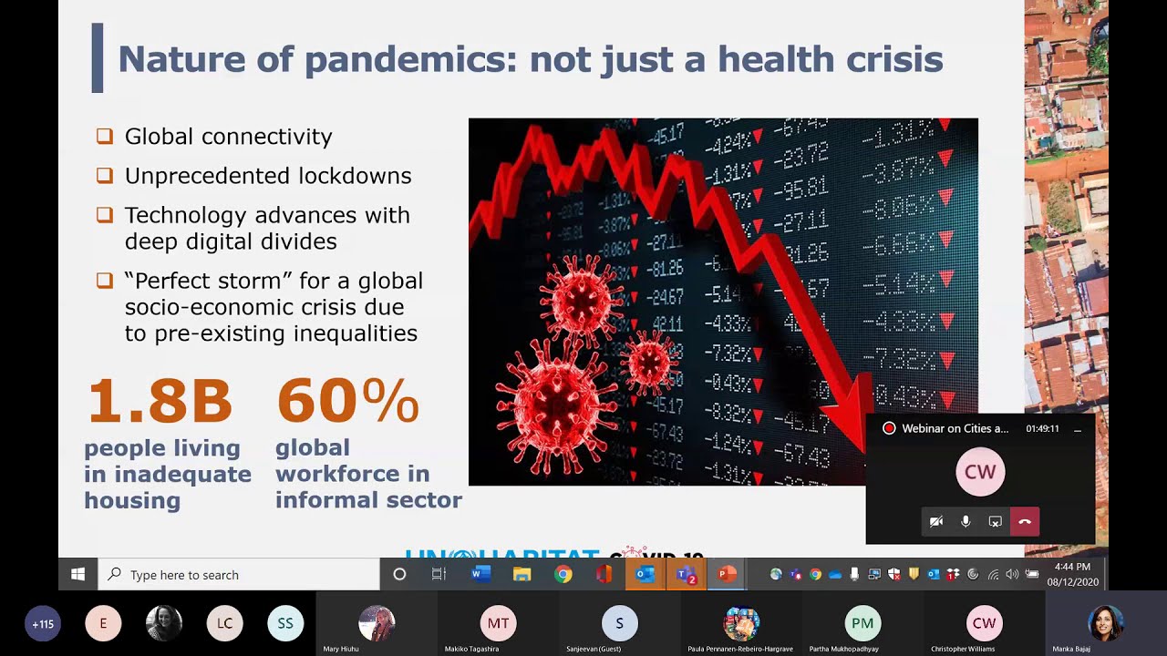 Report on Cities and Pandemics - webinar 3 on Addressing Systemic ...