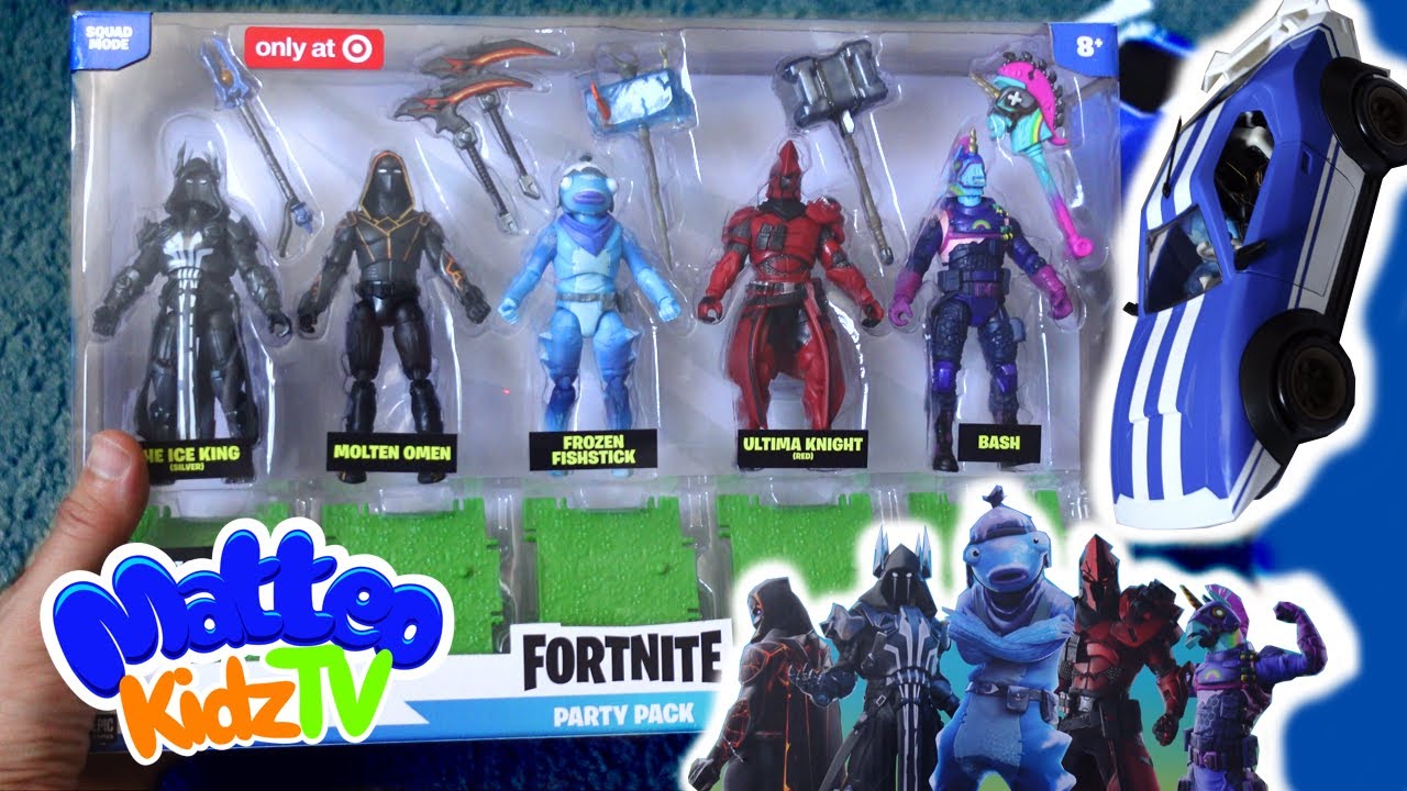 Fortnite Action Figures! (Party Pack - Squad Mode) - YouTube