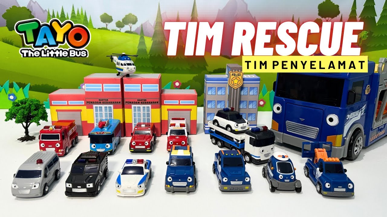Tayo The Little Bus - Unboxing Tayo RESCUE Team #tayo #tayothelittlebus ...