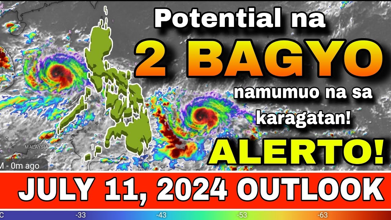 2 BAGYO, NAGBABANTA SA BANSA ⚠️😱 | WEATHER UPDATE TODAY | ULAT PANAHON ...