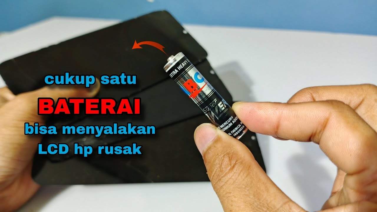 coba manfaatkan bekas lcd hp rusak - YouTube