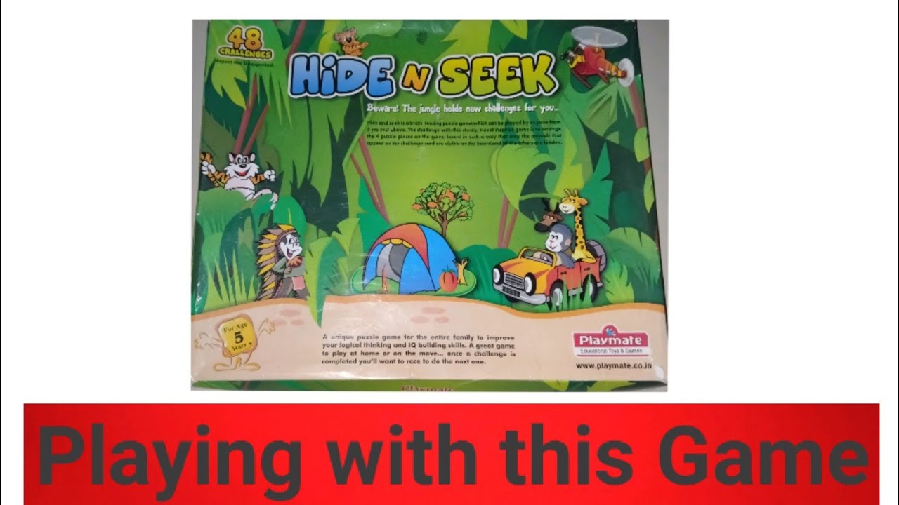 Hide n Seek Game | Playing with Hide and Seek board game - YouTube