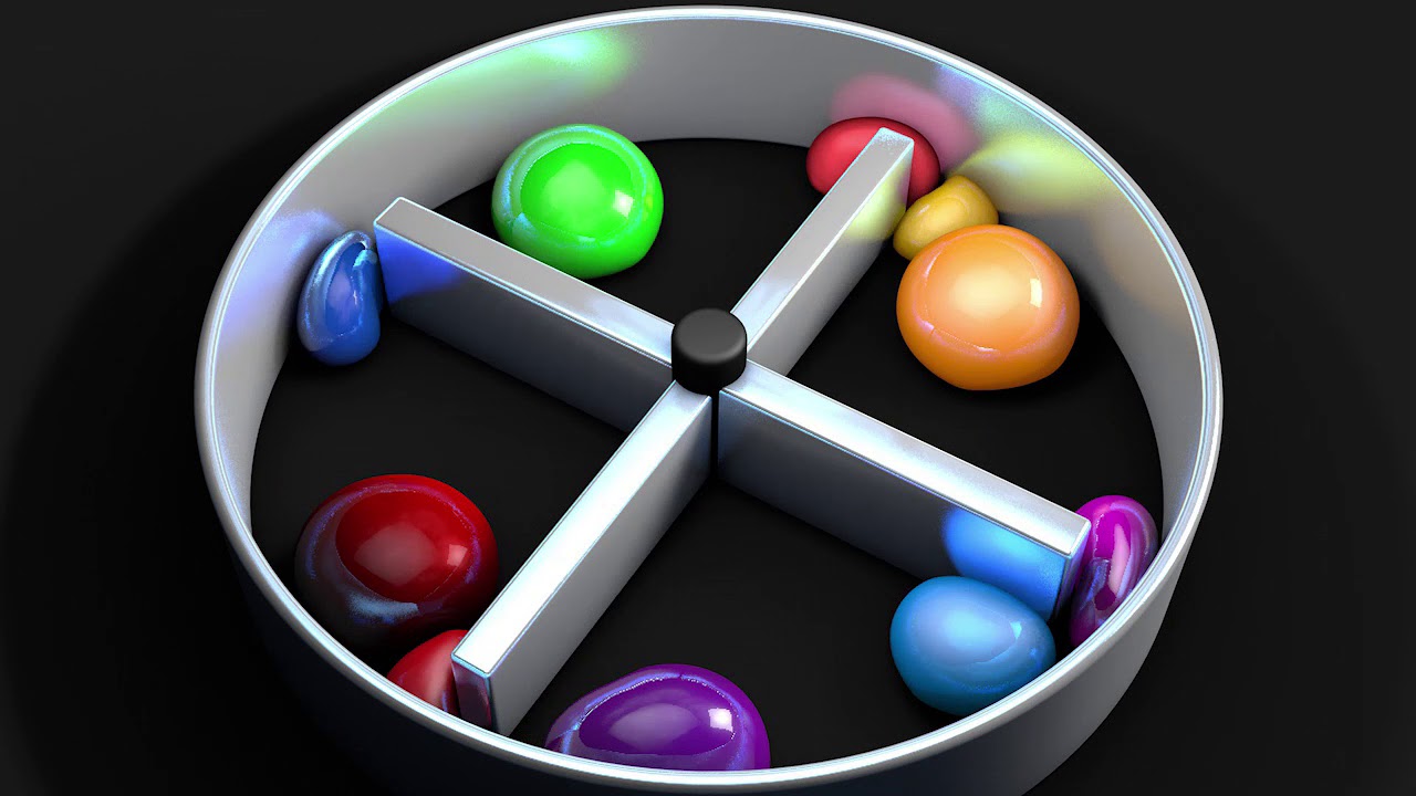 Spinning Soft Balls Animation - YouTube