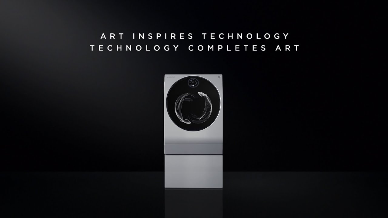 LG SIGNATURE WASHING MACHINE - Art inspires technology. Technology ...