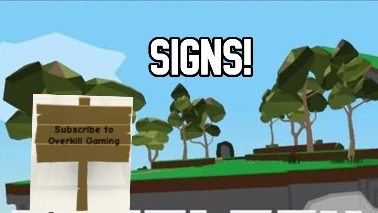 Signs Are In Roblox Skyblock! (How To get Signs!) - YouTube