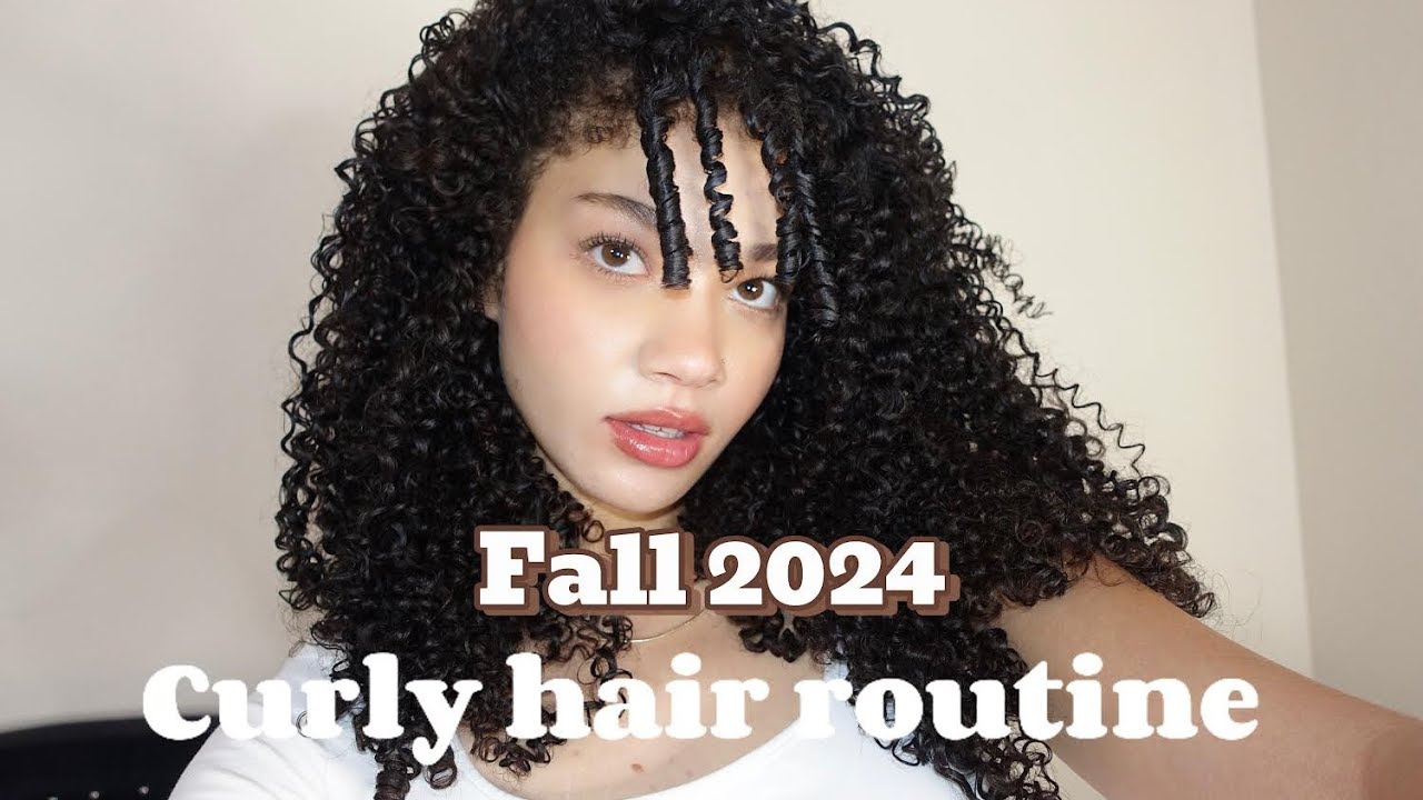 Fall Curly hair routine 2024 3b/3c curls - YouTube