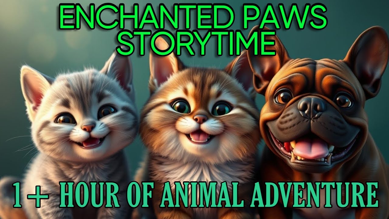 1+ HOUR OF ANIMAL ADVENTURE STORIES PART 2! CUTE Children's Storytime ...