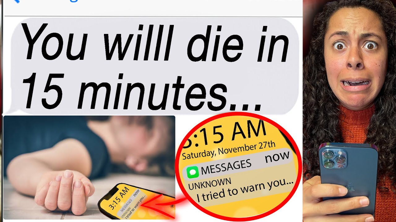 I Got A Text Telling Me I Only Have 15 Minutes Left to LIVE!! | Scary ...
