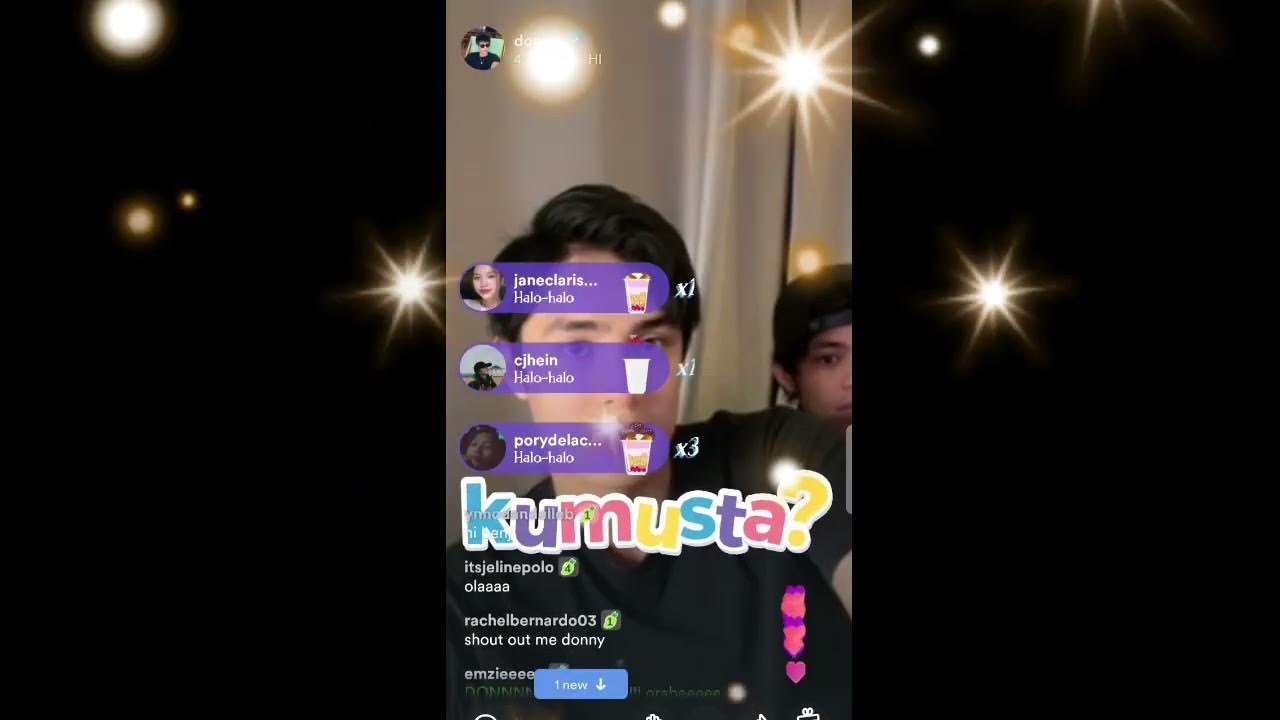 DONNY ON KUMU LIVE! KAKATAPOS lang ng LOCK IN TAPING! SOBRANG BUSY pa rin ng COUPLE! - YouTube