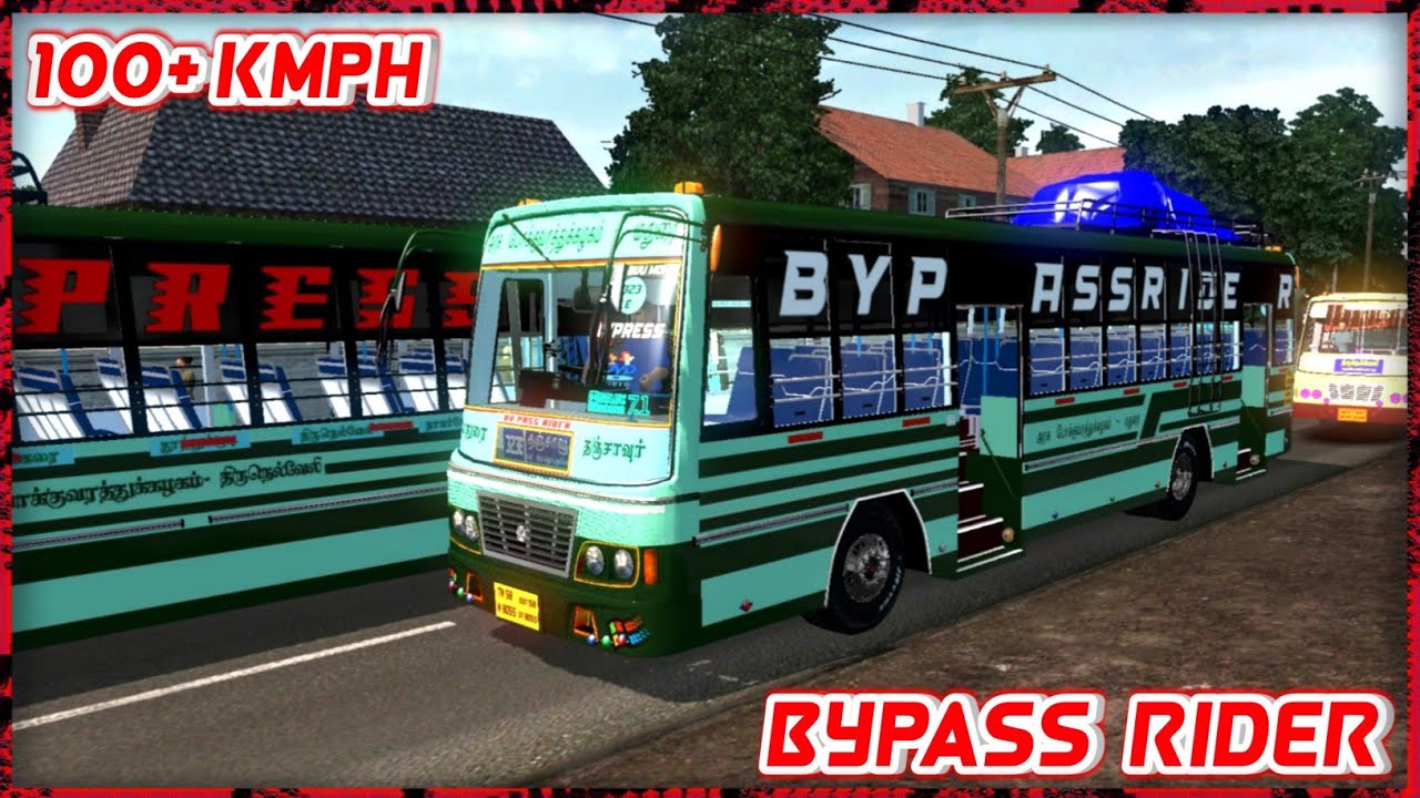 Tnstc bypass rider bus🔥 | Bus race in Euro truck simulator 2 | Sprinter ...