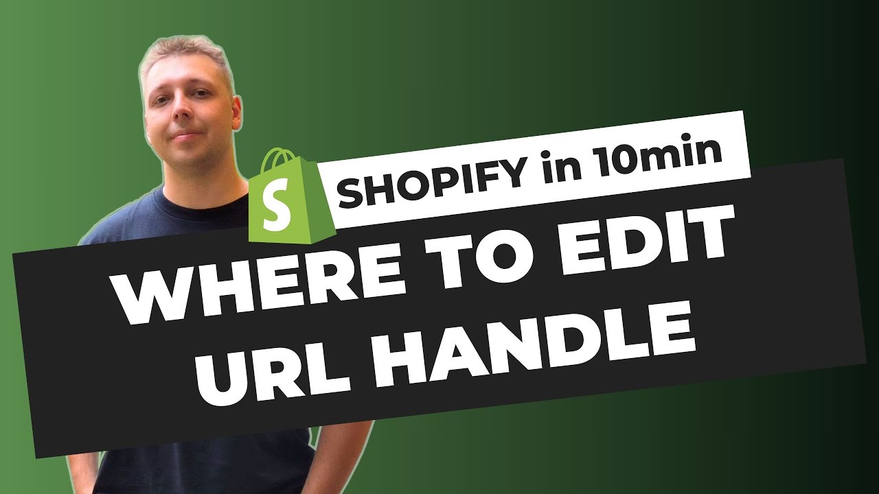 How to Change Page, Product, Post URL Handle in Shopify - YouTube