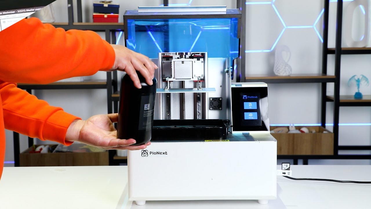 PioNext DJ-89 Dental 3D Printer Makes Dental Models - YouTube