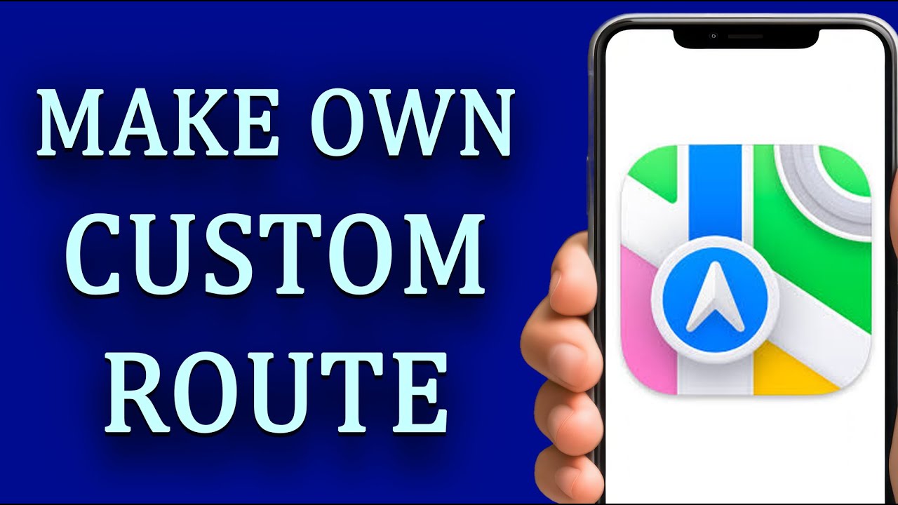 New! How to Make your OWN CUSTOM ROUTE on Apple Maps! UPDATED 2025 ...