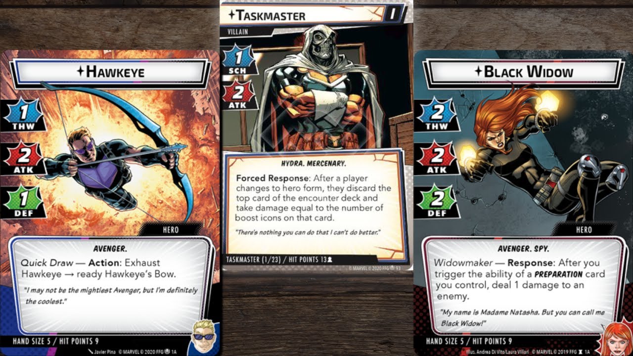 Black Widow and Hawkeye vs. Taskmaster - YouTube