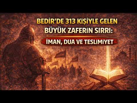 Bedir’de 313 Kişiyle Gelen Büyük Zaferin Sırrı: İman, Dua ve Teslimiyet