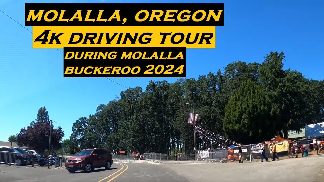 Molalla, Oregon | 4k Driving Tour 2024 | During Molalla Buckeroo - YouTube