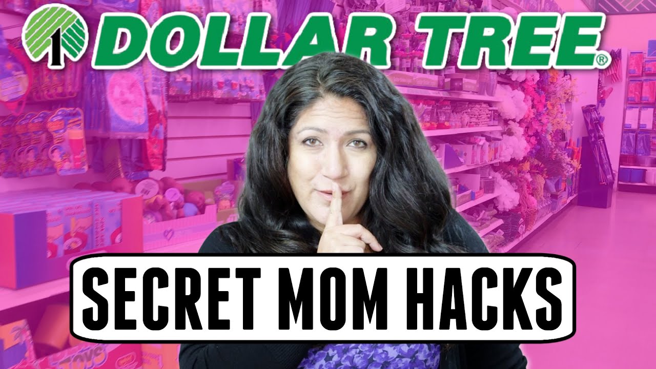 Dollar Tree SECRETS Every Mom SHOULD KNOW - Dollar Mom Hacks - YouTube