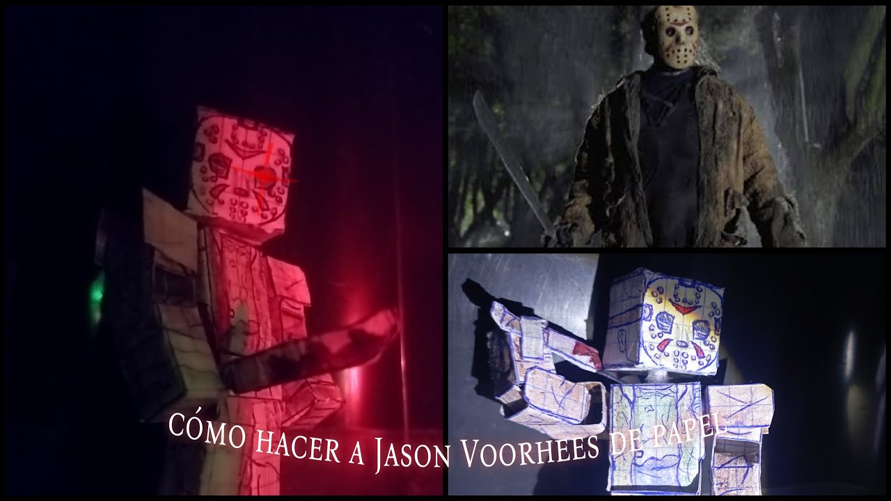 Cómo hacer a Jason de viernes 13 de papel 🔪 - YouTube