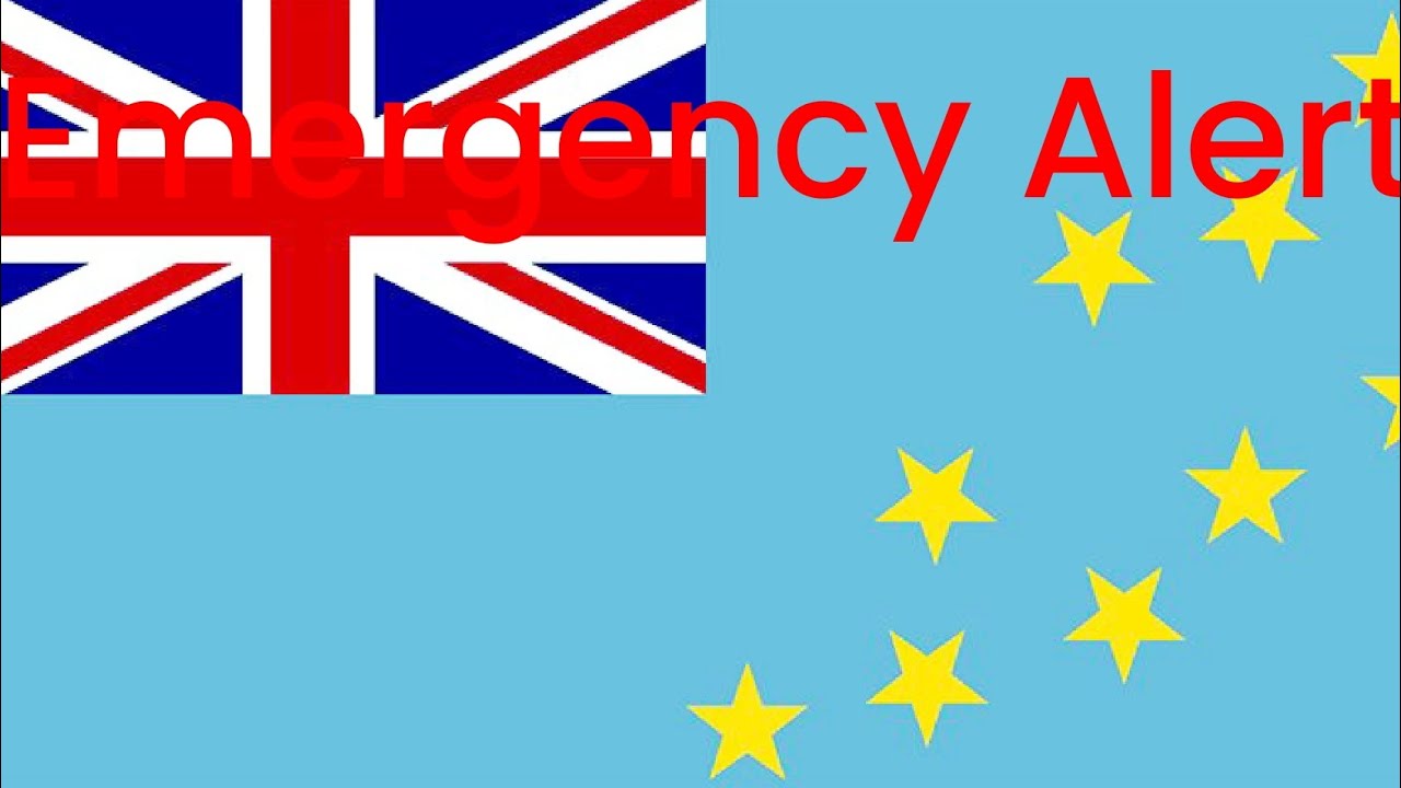 Tuvalu EAS alarm scenario: The Tsunami - YouTube