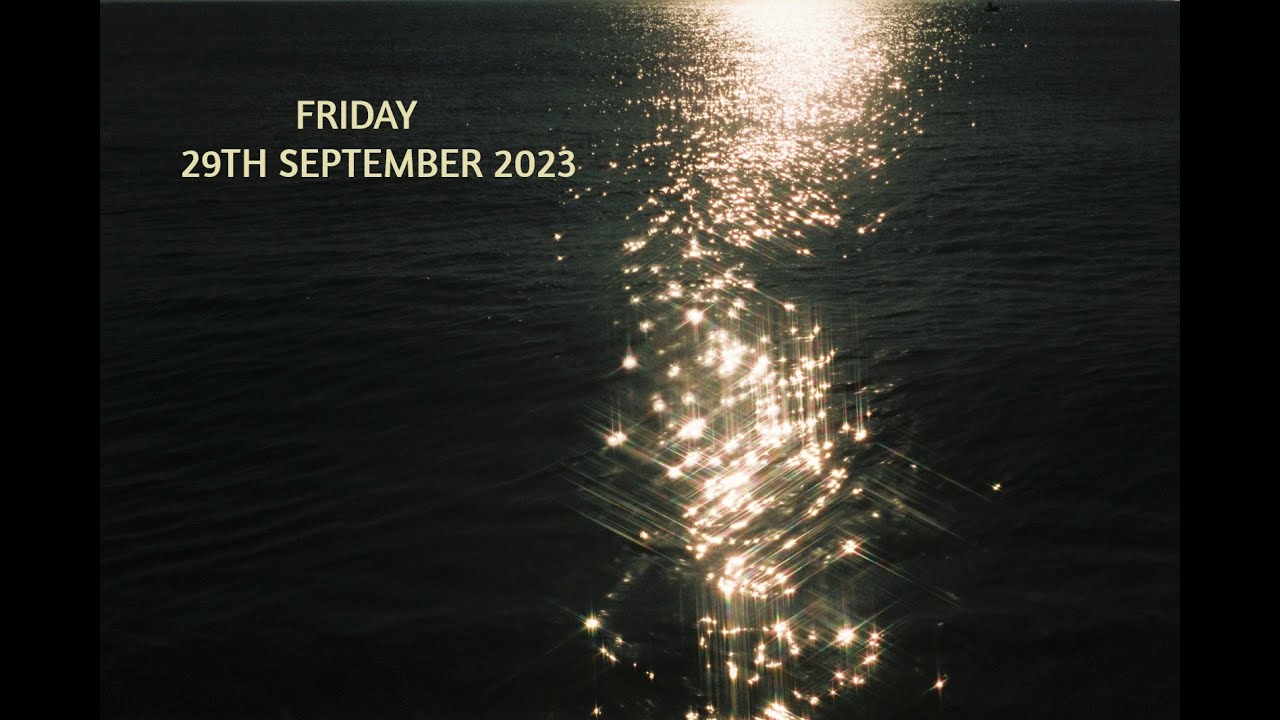 YOU HAVE TO STOP JUST FOR A MOMENT | FRIDAY SEPTEMBER 29TH 2023 | DAILY ...