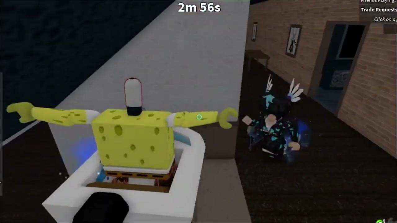 SpongeBob Beats Teamers in MMV (Murder Mystery V) - YouTube