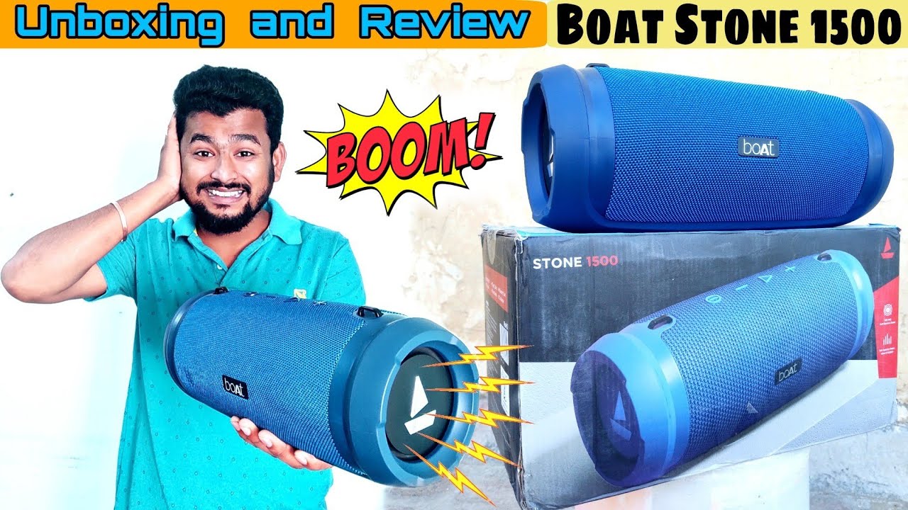 Best Bluetooth speakers ।। boAt Stone 1500 50W ।। Unboxing and review ...