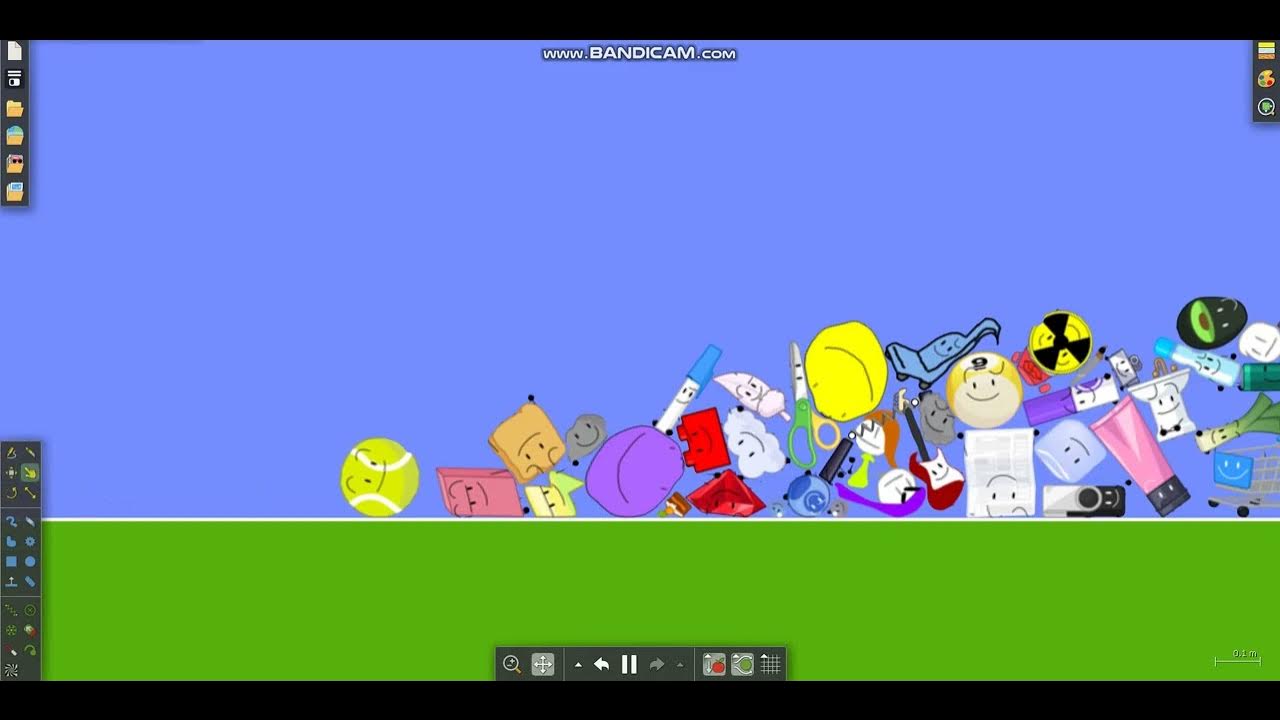 bfdi 1a take the plunge algodoo - YouTube