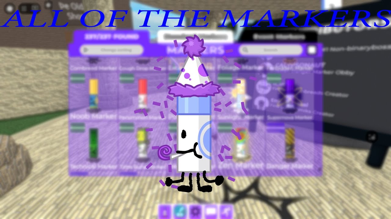 FINALLY Getting Every Marker In ROBLOX Find The Markers! - YouTube