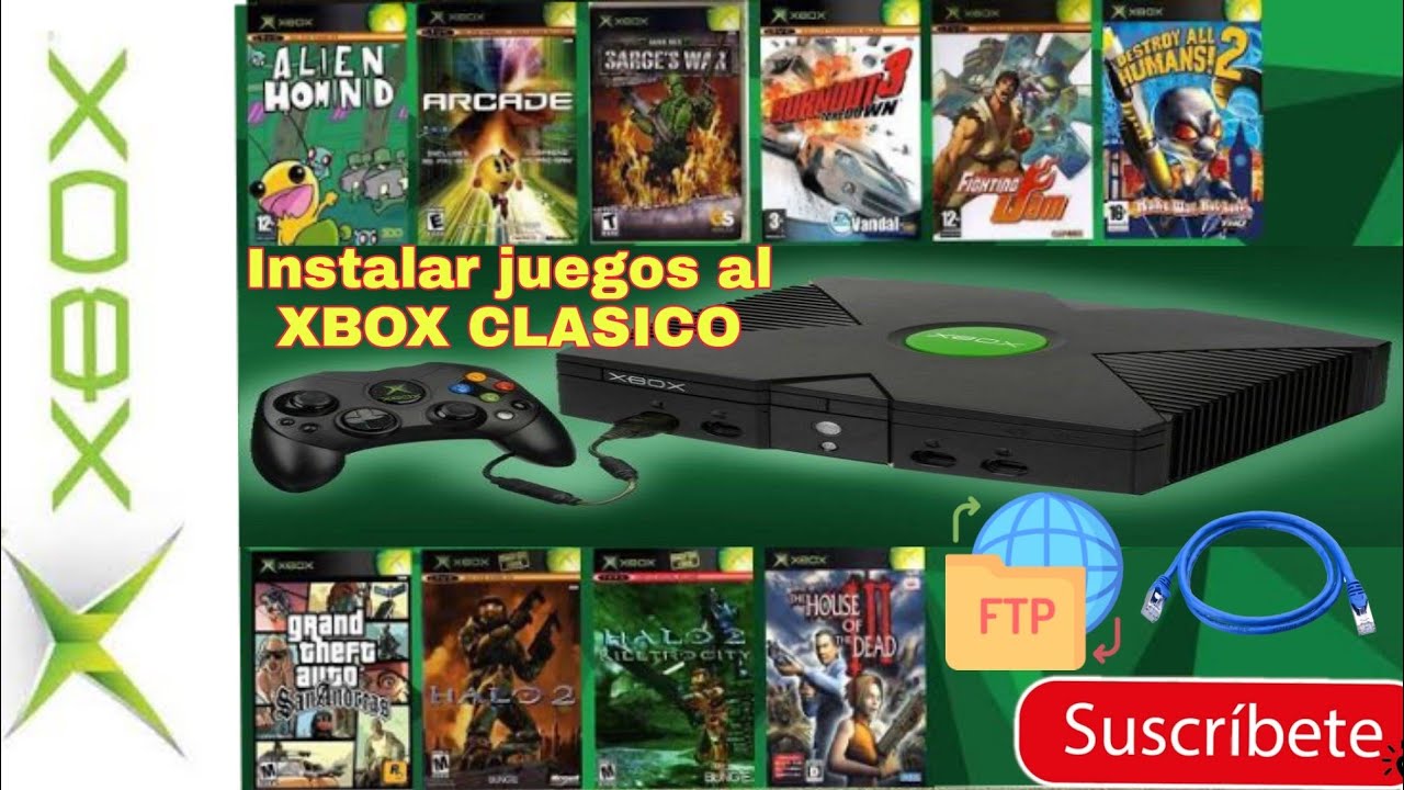 juegos al Xbox clasico via ftp 😁 - YouTube