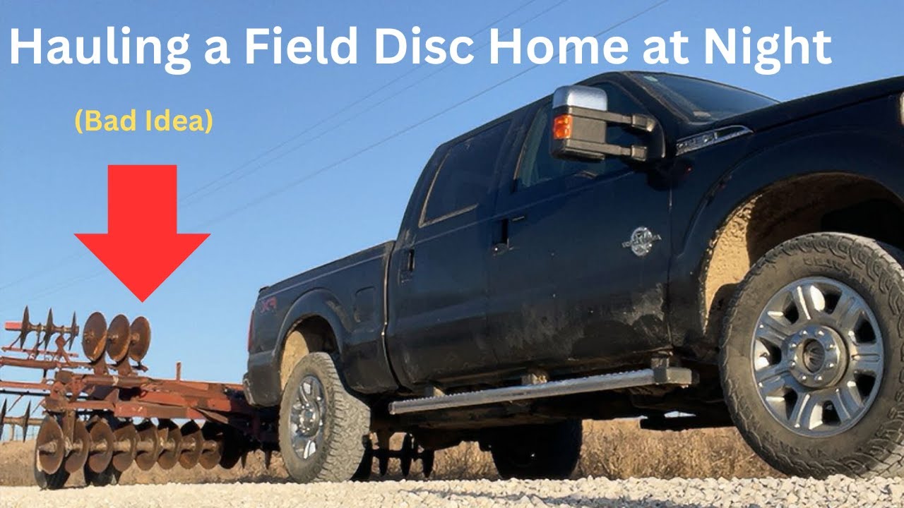 Starting a Farm from Scratch - I Pulled Home a Field Disc I Bought ...