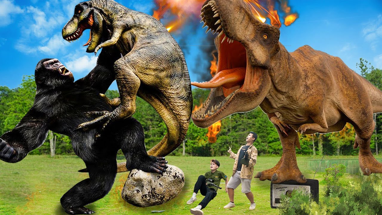 T-Rex Chase REMASTERED - Part 5 - Jurassic World Dinosaur Fan Movie ...