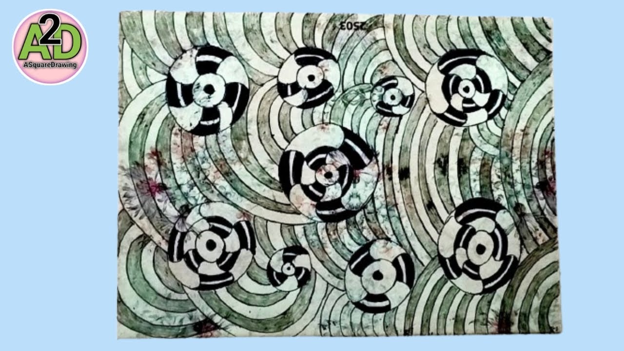 Doodle Art Tutorial-2 | Easy Doodle Art on Paper | Doodle Drawing - YouTube