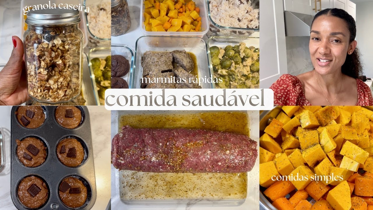 Meal Prep saudável para a semana - Menú completo com receitas rápidas, fáceis & proteicas # ...
