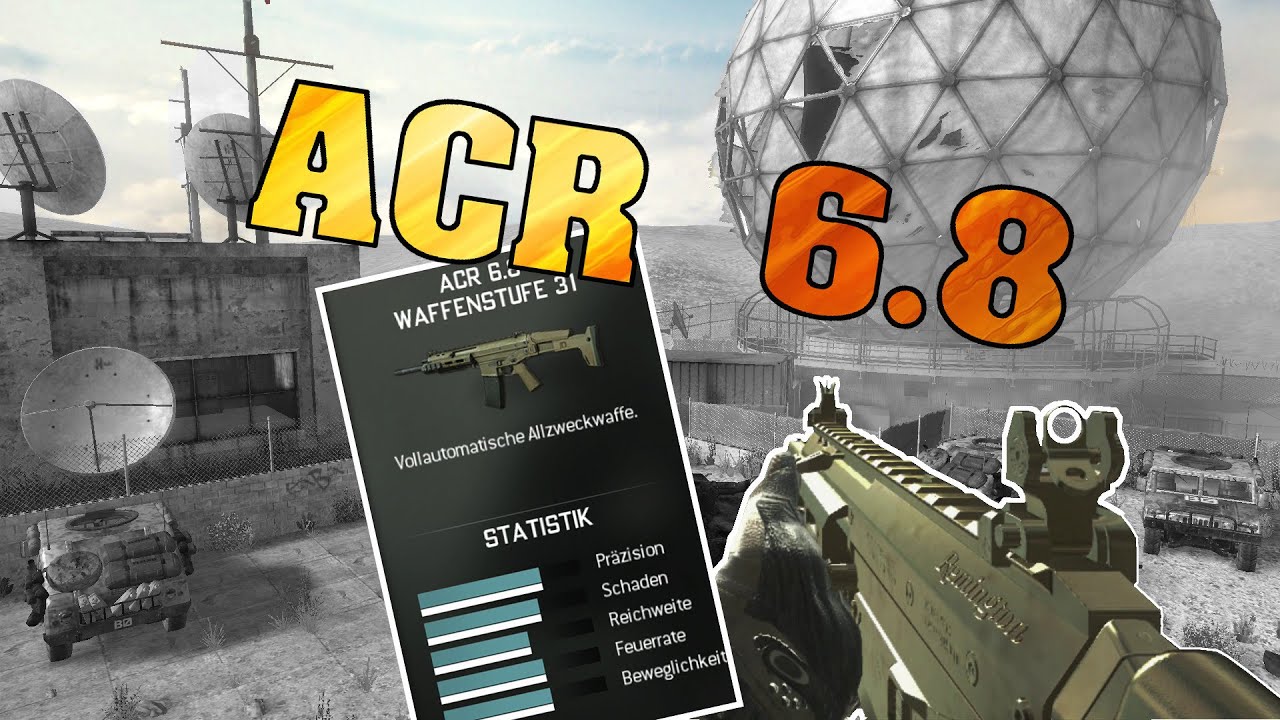 CoD MW3: ACR 6.8 Gameplay - YouTube