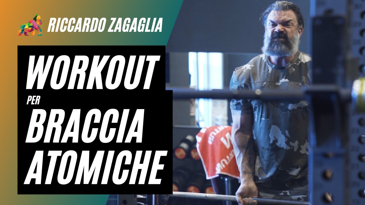 VLOG WORKOUT per BRACCIA ATOMICHE - Riccardo Zagaglia road to ProCard ...