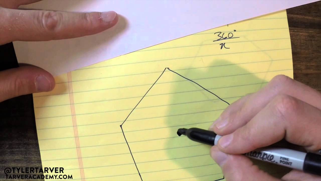What is the Center of a Regular Polygon? - YouTube