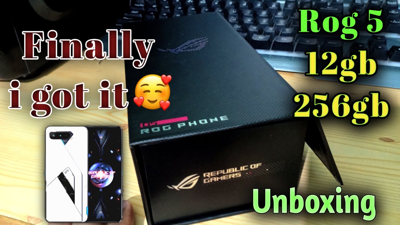 ASUS Rog 5 unboxing || 12gb ram rog 5 || #rog5 - YouTube