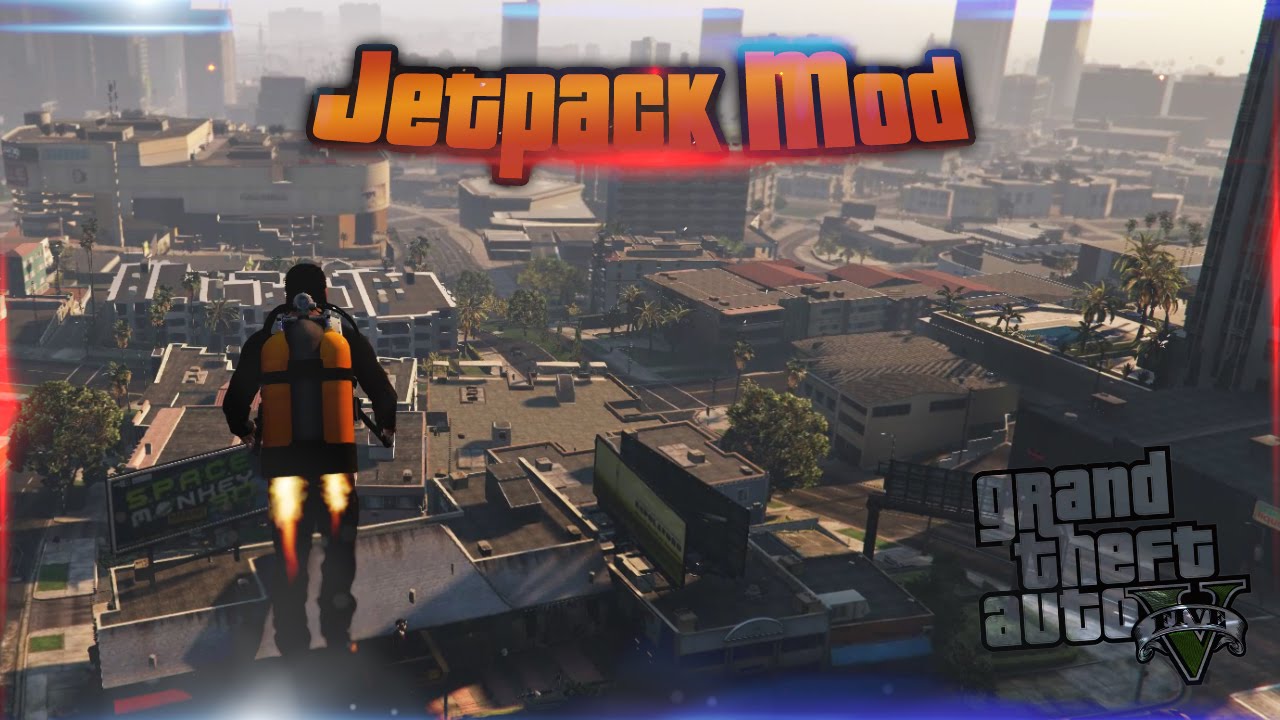 GTA V PC: JETPACK MOD - YouTube