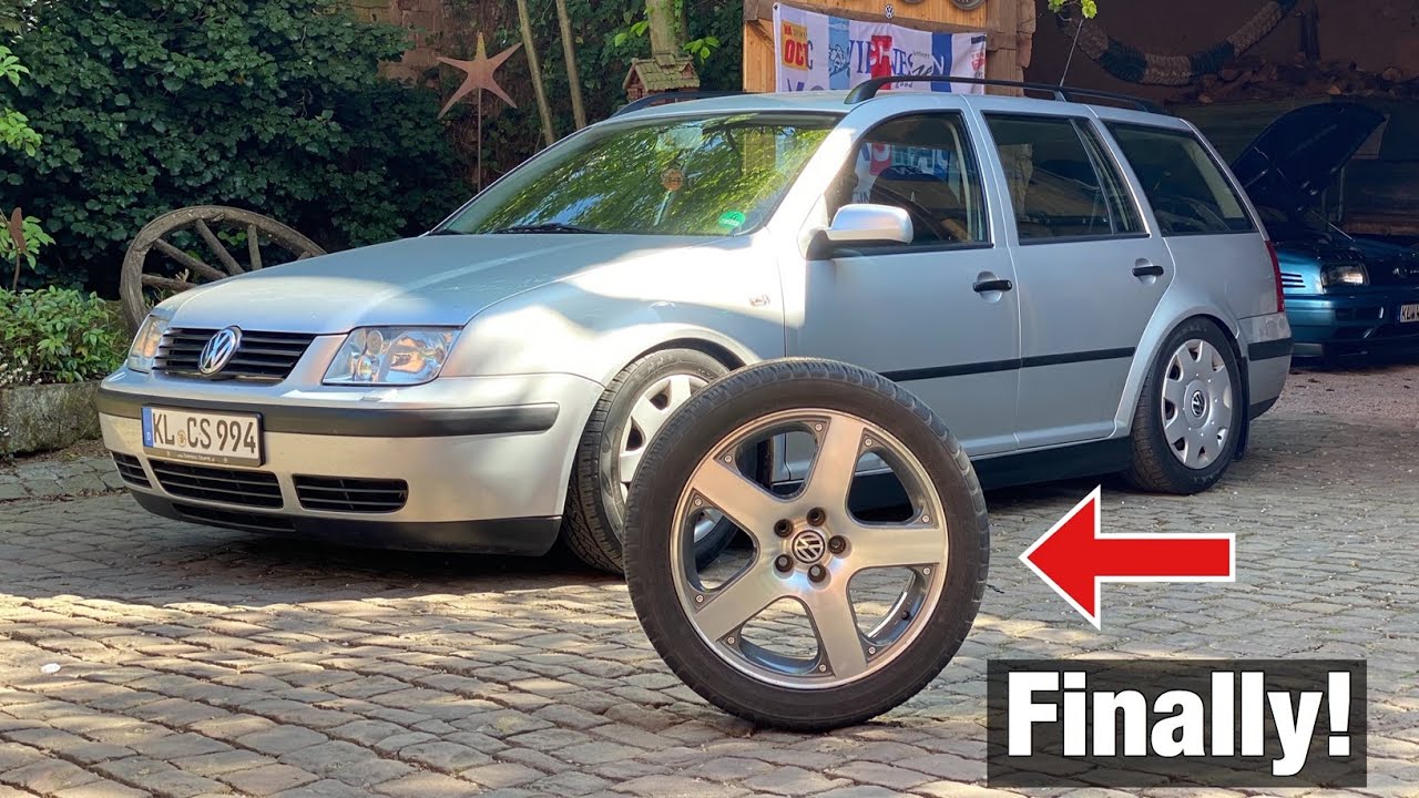 New Wheels For The MK4 Bora Wagon! - YouTube