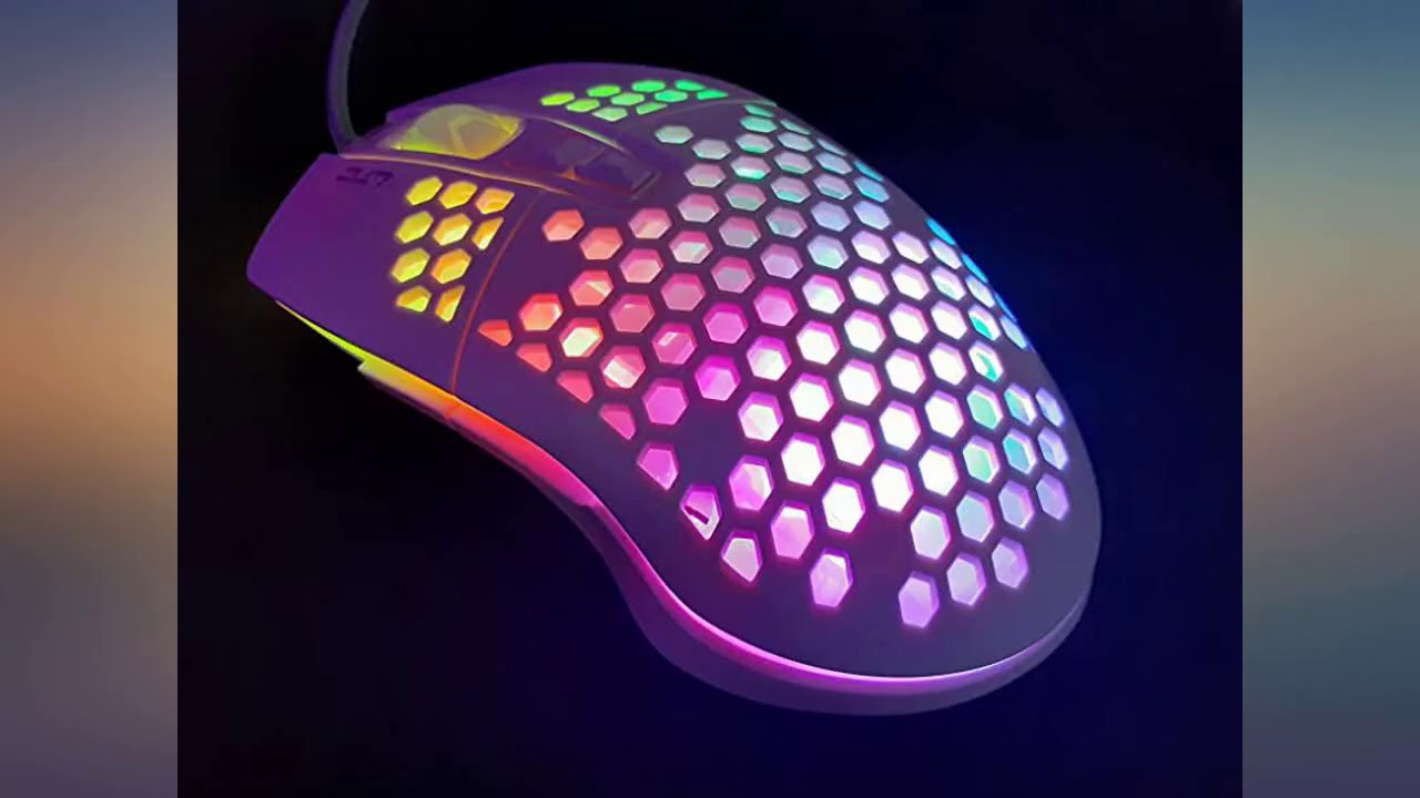 LTC Circle Pit HM-001 RGB Gaming Mouse with Lightweight Honeycomb Shell ...