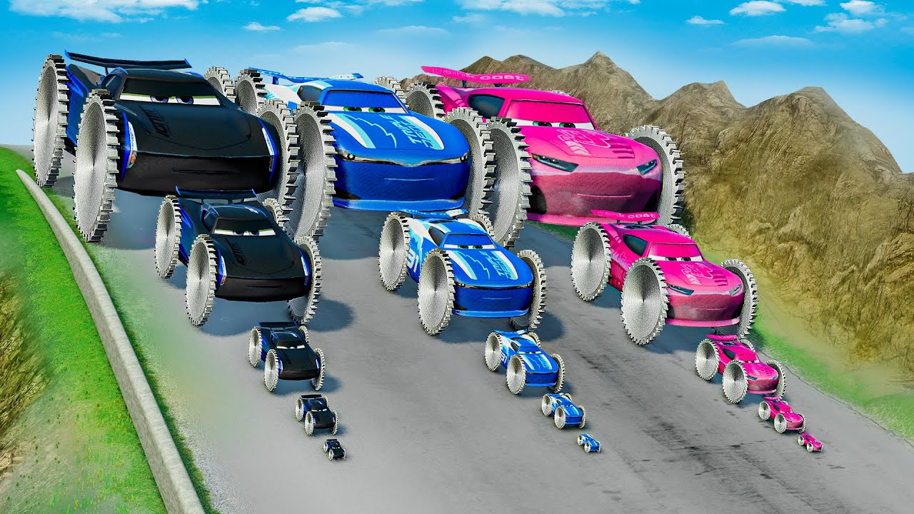 Big & Small with Saw wheels: Jackson Storm vs Rich Mixon vs Cam Spinner ...