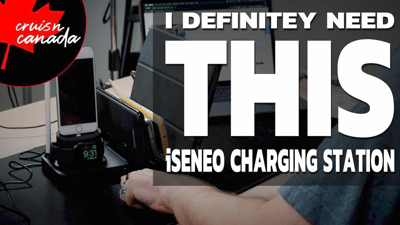 iSeneo Multiple Device Charging Station | First Look and Review - YouTube