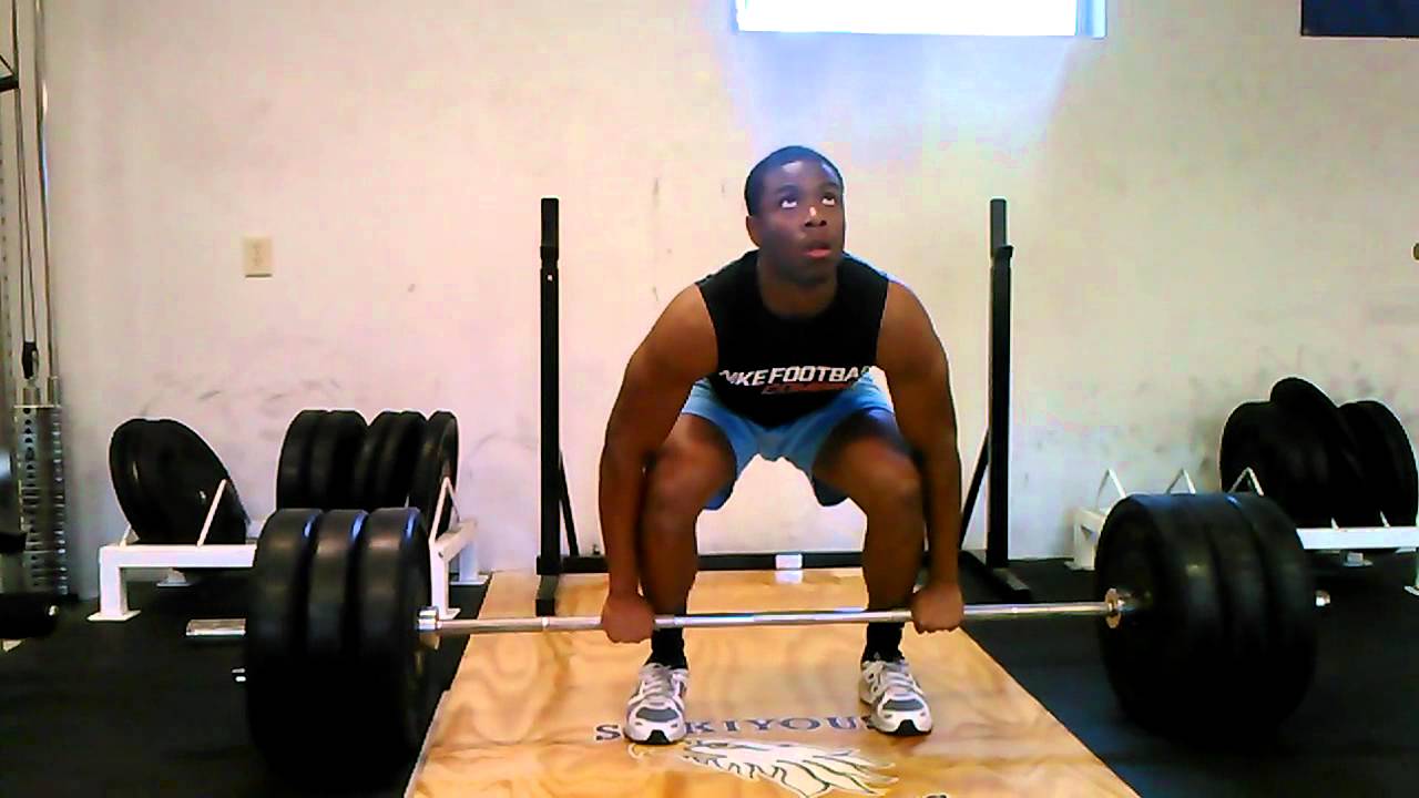 Kevin estime 315 power clean - YouTube