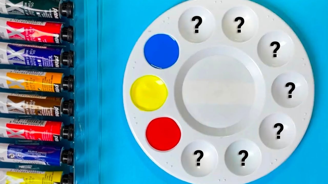 7 Colors Recipes made from 3 Primary Colors - YouTube