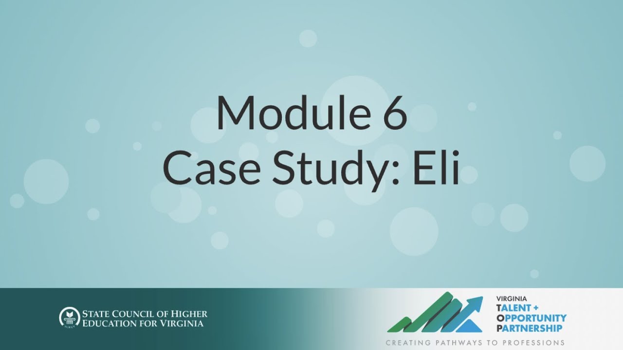 Module 6 Case Study: Eli - YouTube