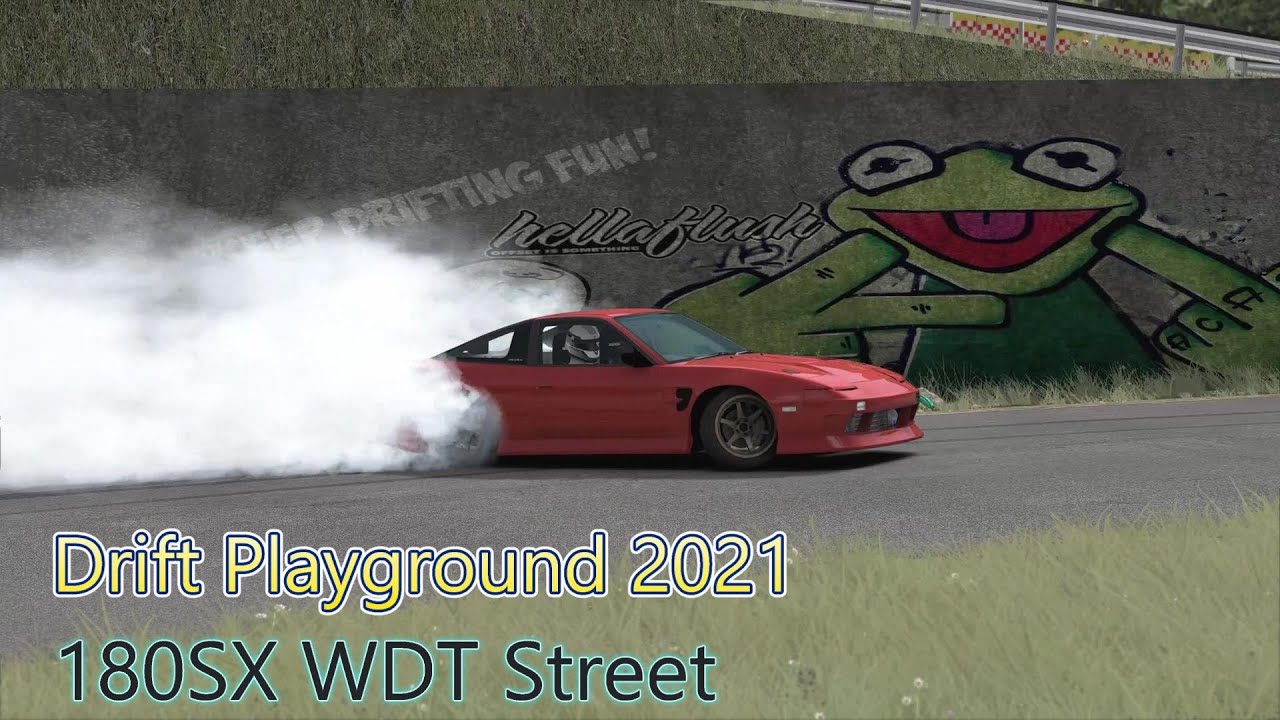[Assetto Corsa] ドリフト練習中 Drift Playground 2021 WDTStreet 180SX - YouTube
