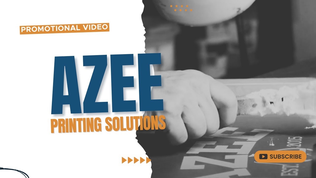 Introducing Azee Printing Solutions | Promo Video - YouTube